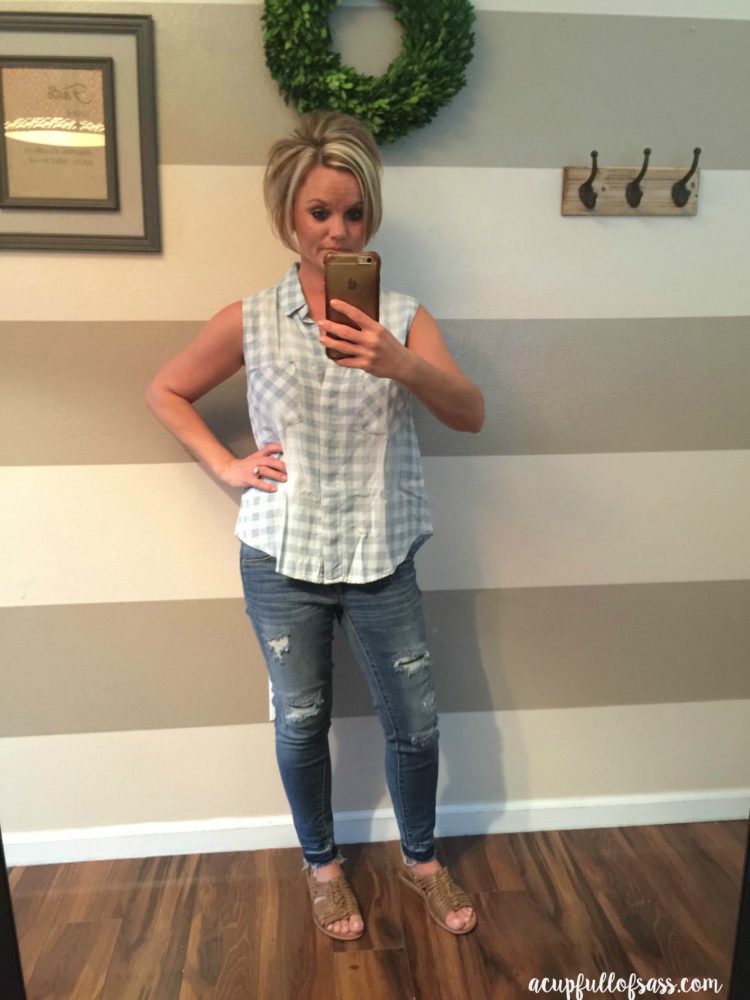 Stitch Fix - Diggory Button Down Top by RD Style - A Cup Full of Sass Stitch Fix - Diggory Button Down Top by RD Style - A Cup Full of Sass